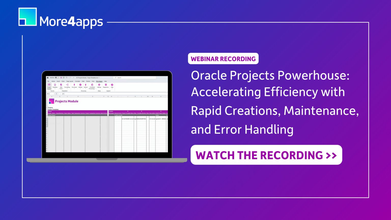 Video: Oracle Projects Powerhouse – accelerating efficiency