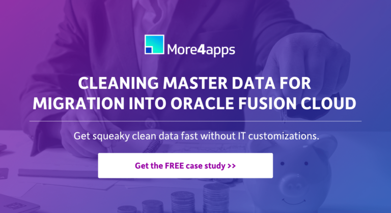 Case study: Utilizing data cleanse tools for Oracle cloud migration