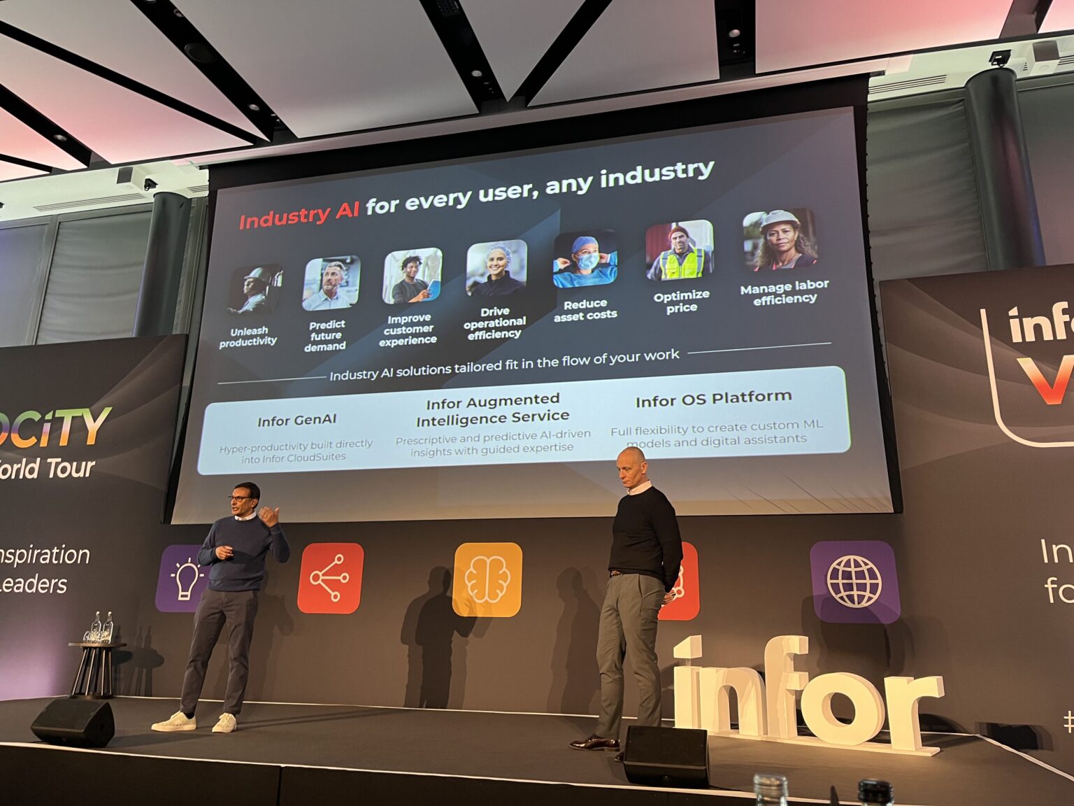 Infor announces “momentum” solutions for clients at Velocity Tour London